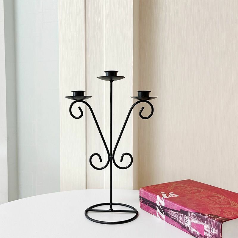 Подставка для свечей SG Iron в скандинавском стиле, креативная романтическая подставка для свечей, реквизит для свадебной фотографии, аксессуары для дня рождения и Рождества