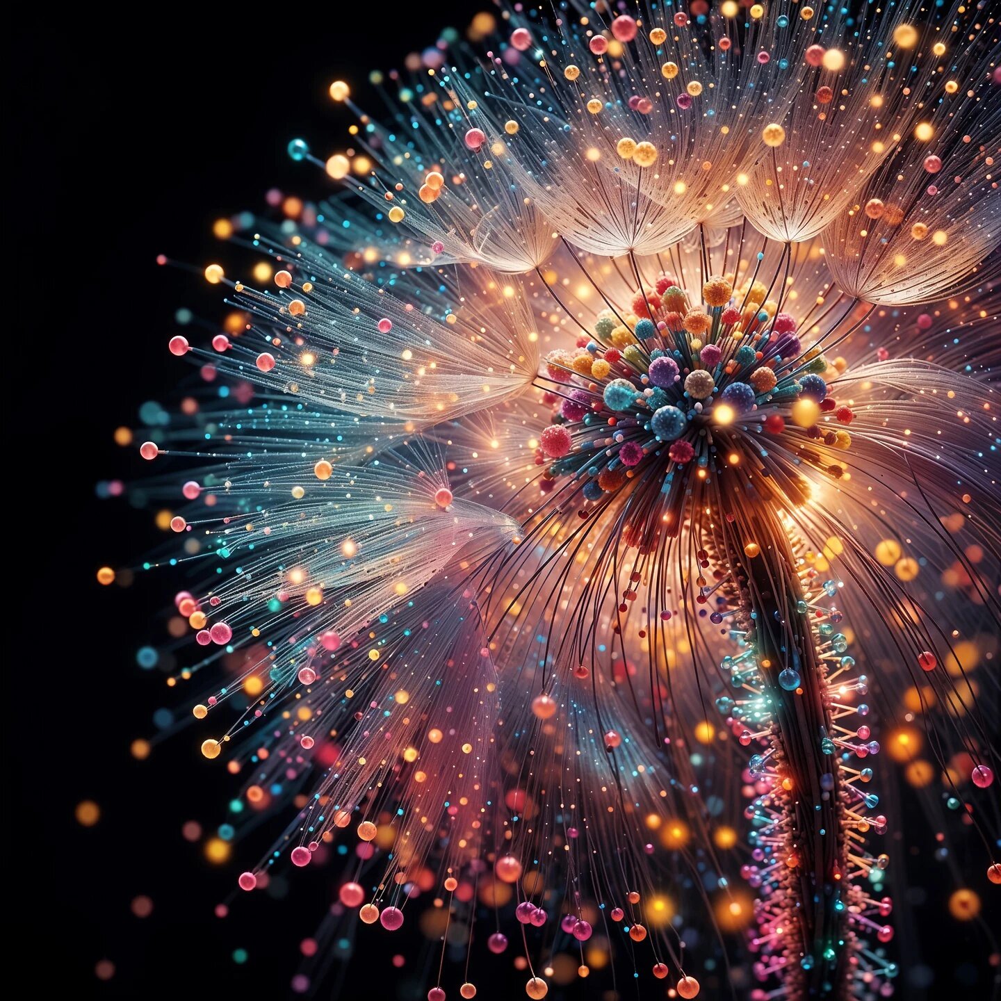 Huacan полная квадратная круглая дрель алмазная живопись одуванчик Алмазная мозаика цветочный набор украшение дома