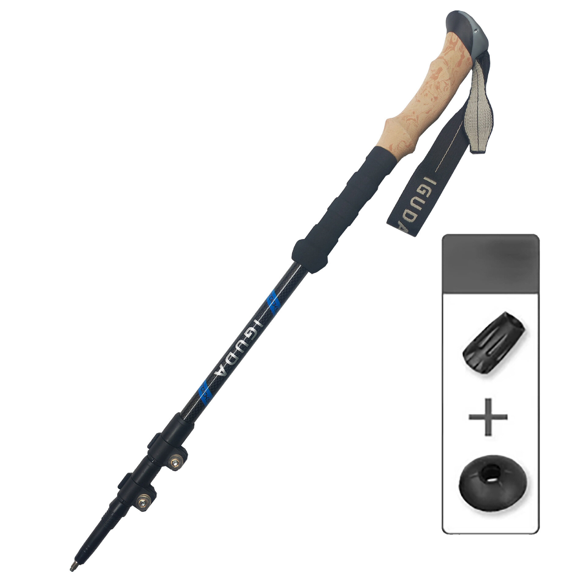 Аксессуары для походных палок на открытом воздухе, защитник наконечника треккинговой палки, противоскользящий чехол для ног, поддержка снега, поддержка грязи, защитник грязи, синий