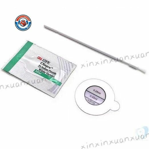 3M ESPE Clinpro 5% фторлак для зубов, профилактика кариеса и реминерализация эмали, набор с зеркалом, 0,5 мл пакет