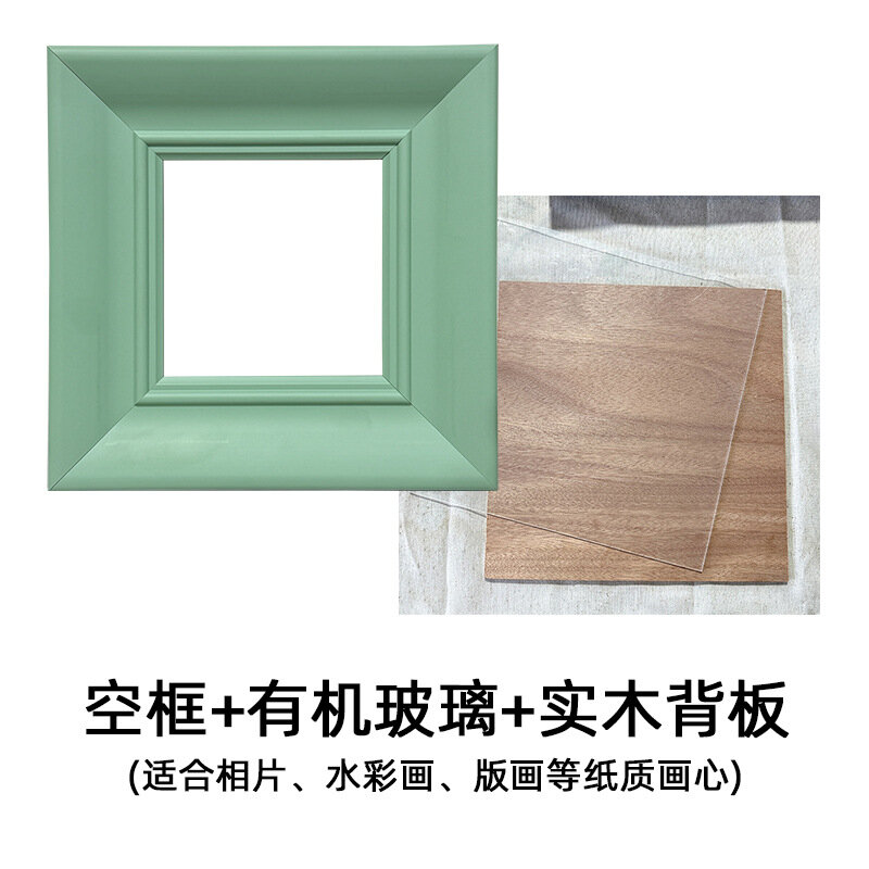 Допаминовый синий американский французский индивидуальный деревянный каркас, каркас для масляной живописи, каркас из массива дерева, самособираемый фото-рамка, пустой внешний каркас