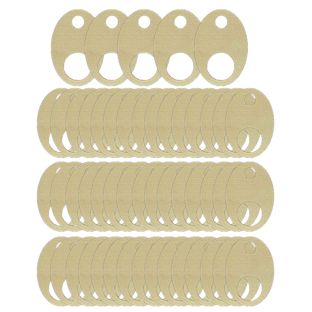 50 шт. Овальные катушки для ниток, деревянные органайзеры для хранения рукоделия