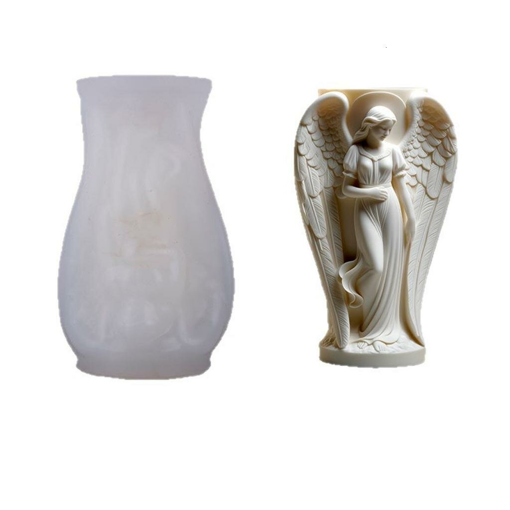 Силиконовая форма для ангела-горшка