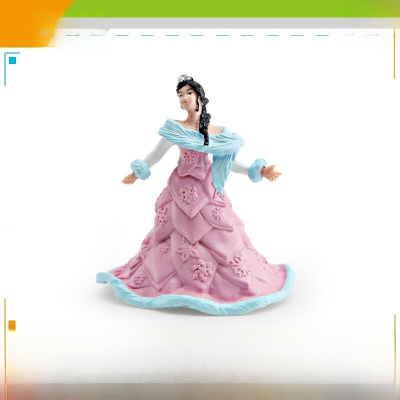 Princess character solid pvc model for childrens playroom decor toy stylee