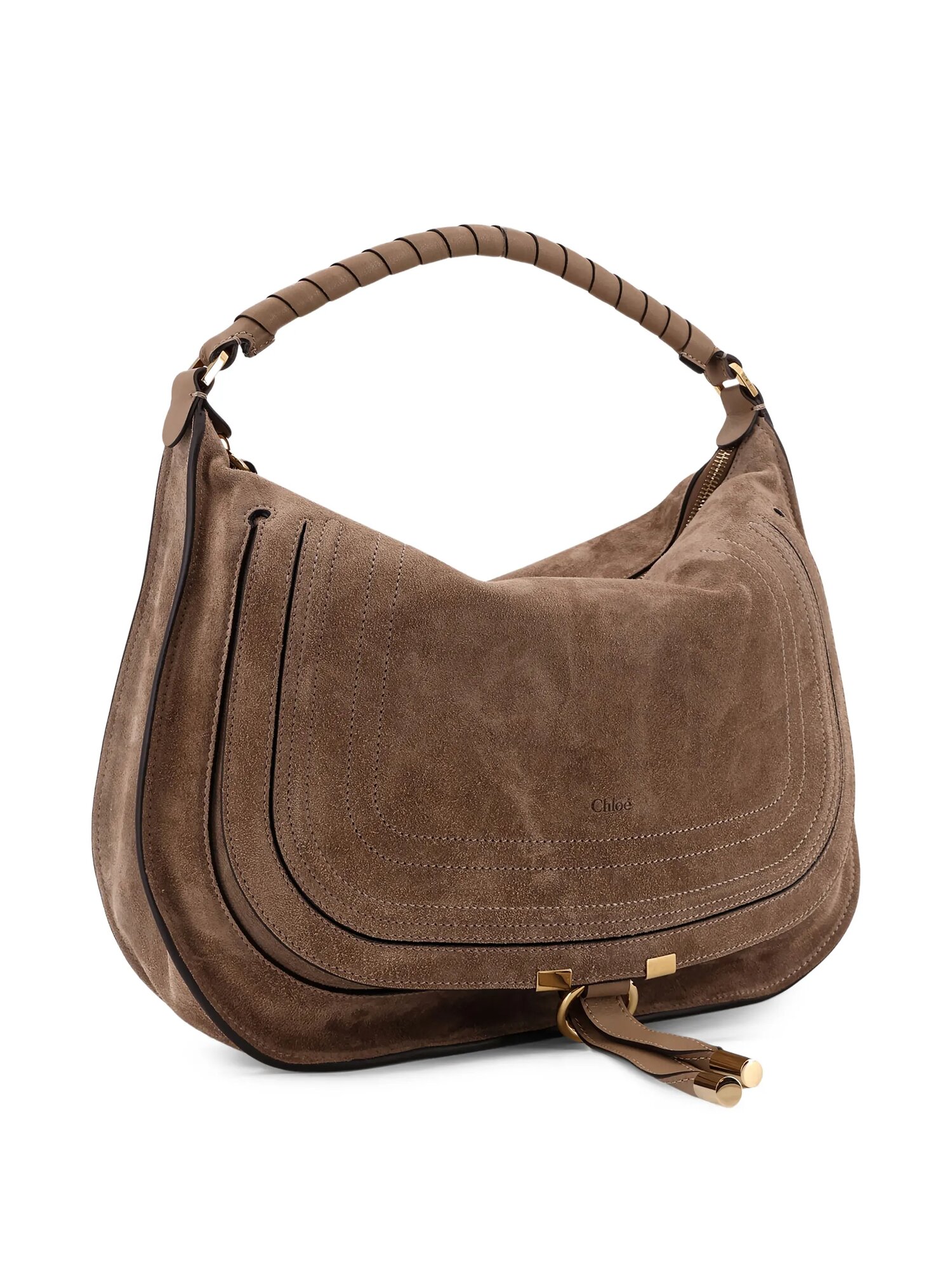 Сумка Chloe Marcie, brown — фото 1