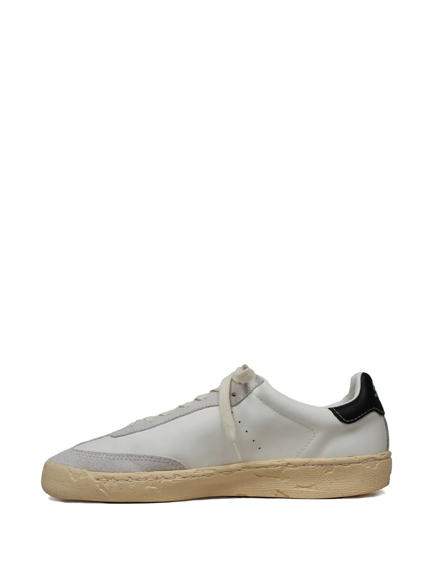 Кроссовки MAISON MIHARA YASUHIRO Suede-panel sneakers, размер 41, white — фото 1