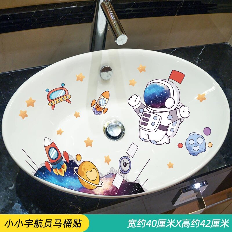 Водонепроницаемые самоклеящиеся декоративные наклейки на плитку для ванной комнаты с изображением морских рыб для