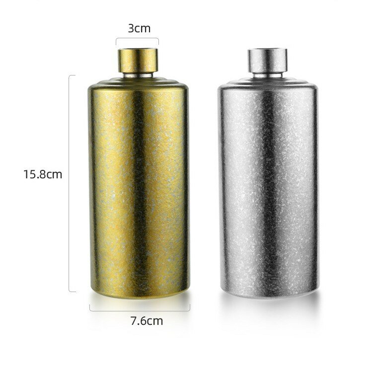 2026 Новейший набор для вина из чистого титана, портативный набор для вина, домашняя герметичная титановая металлическая бутылка для вина, большая емкость, винный кувшин с крышкой