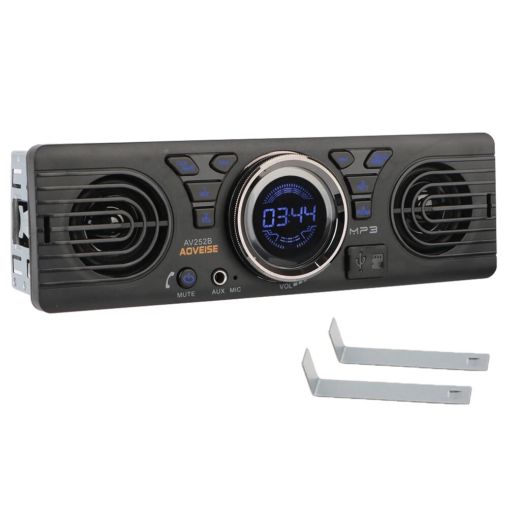 Автомобильный Радиоприемник, 12 В, FM-передатчик, MP3-плеер, Bluetooth Стерео Со Встроенными Динамиками, Микрофоном