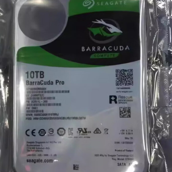 Оригинальный ST10000DM004 Seagate 7200 об/мин 10 ТБ механический жесткий диск вертикальный настольный видеорегистратор диски 50 штук оптовая цена снижена на 30%
