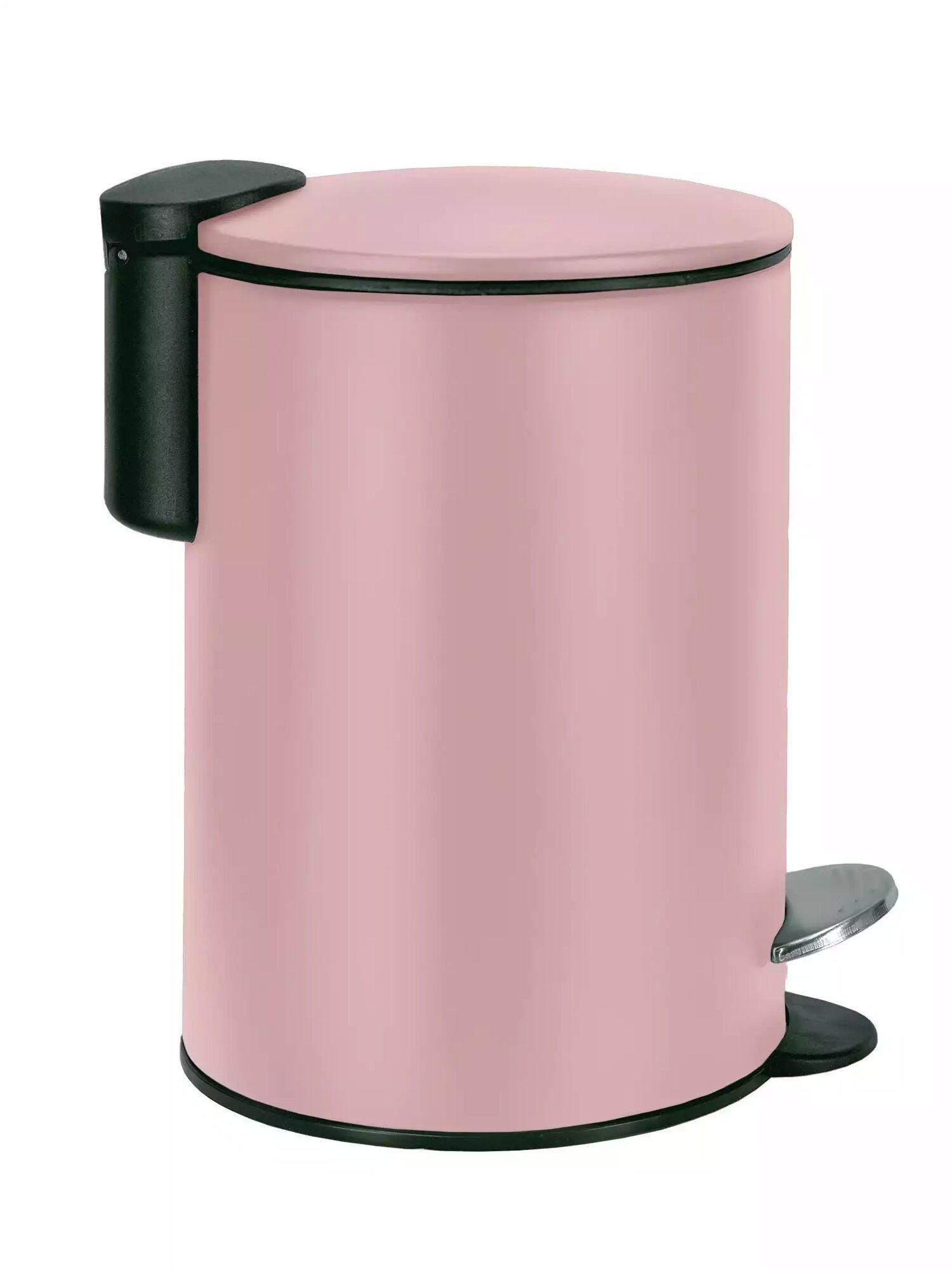 Ведро для мусора с педалью Kleine Wolke Silence, цвет розовый