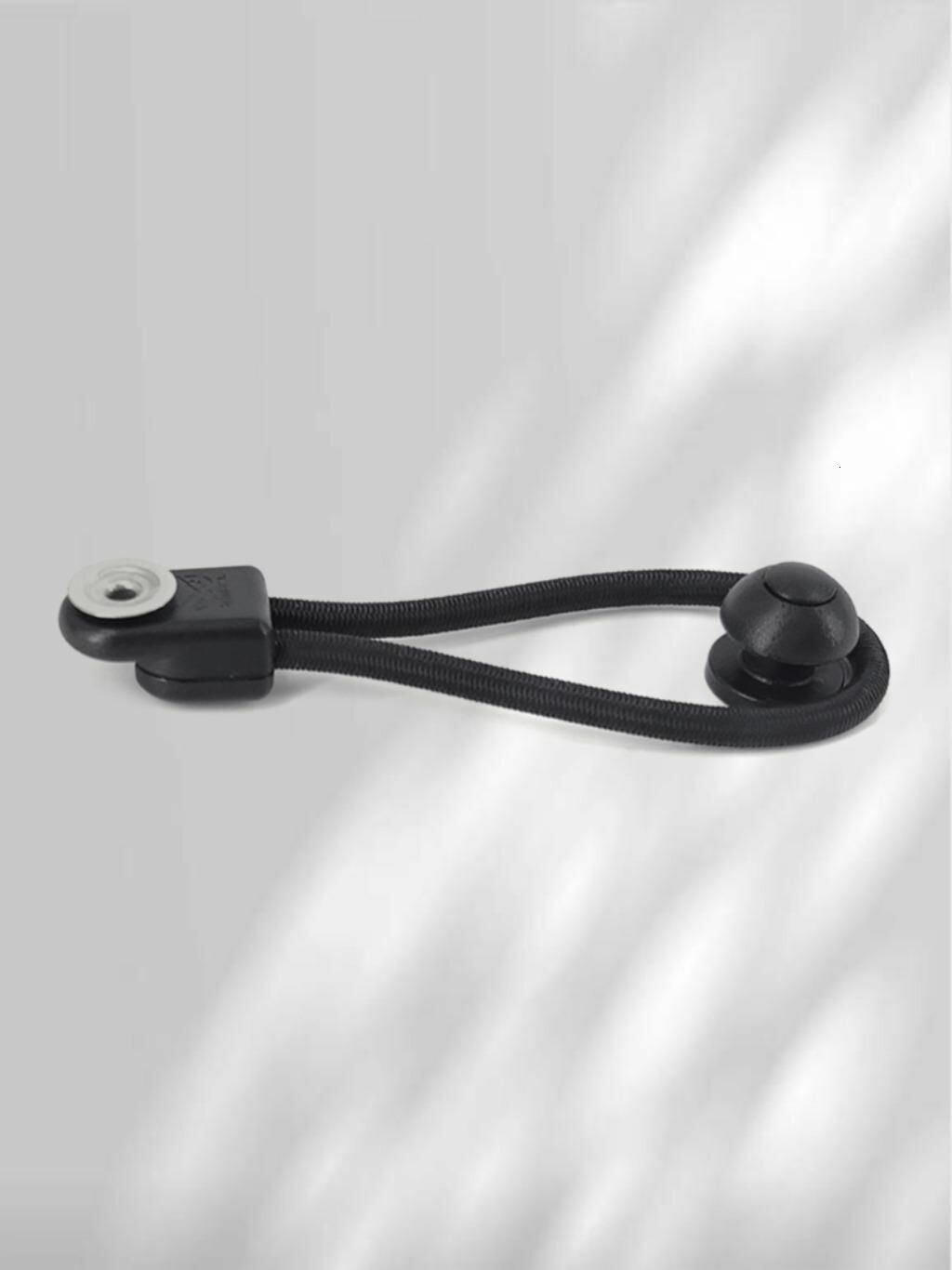 Резиновый шнур для брезента и батута, черная металлическая пряжка