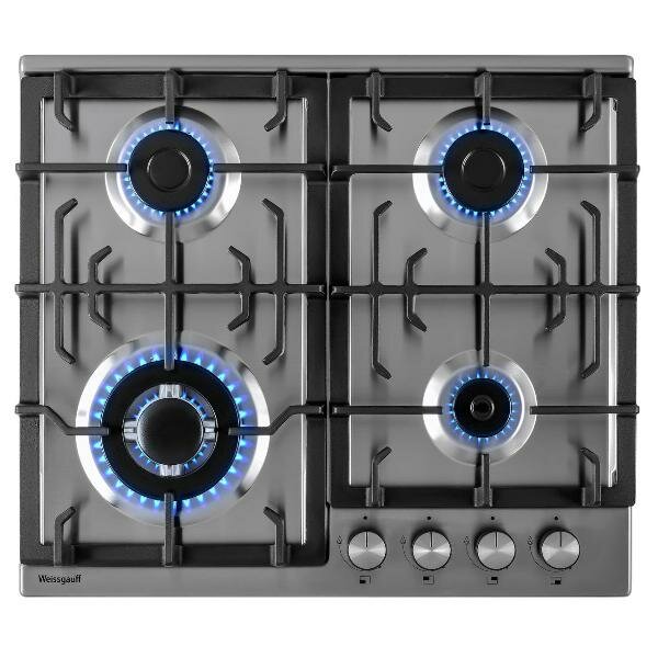 Встраиваемая газовая панель независимая Weissgauff HGG 641 XB