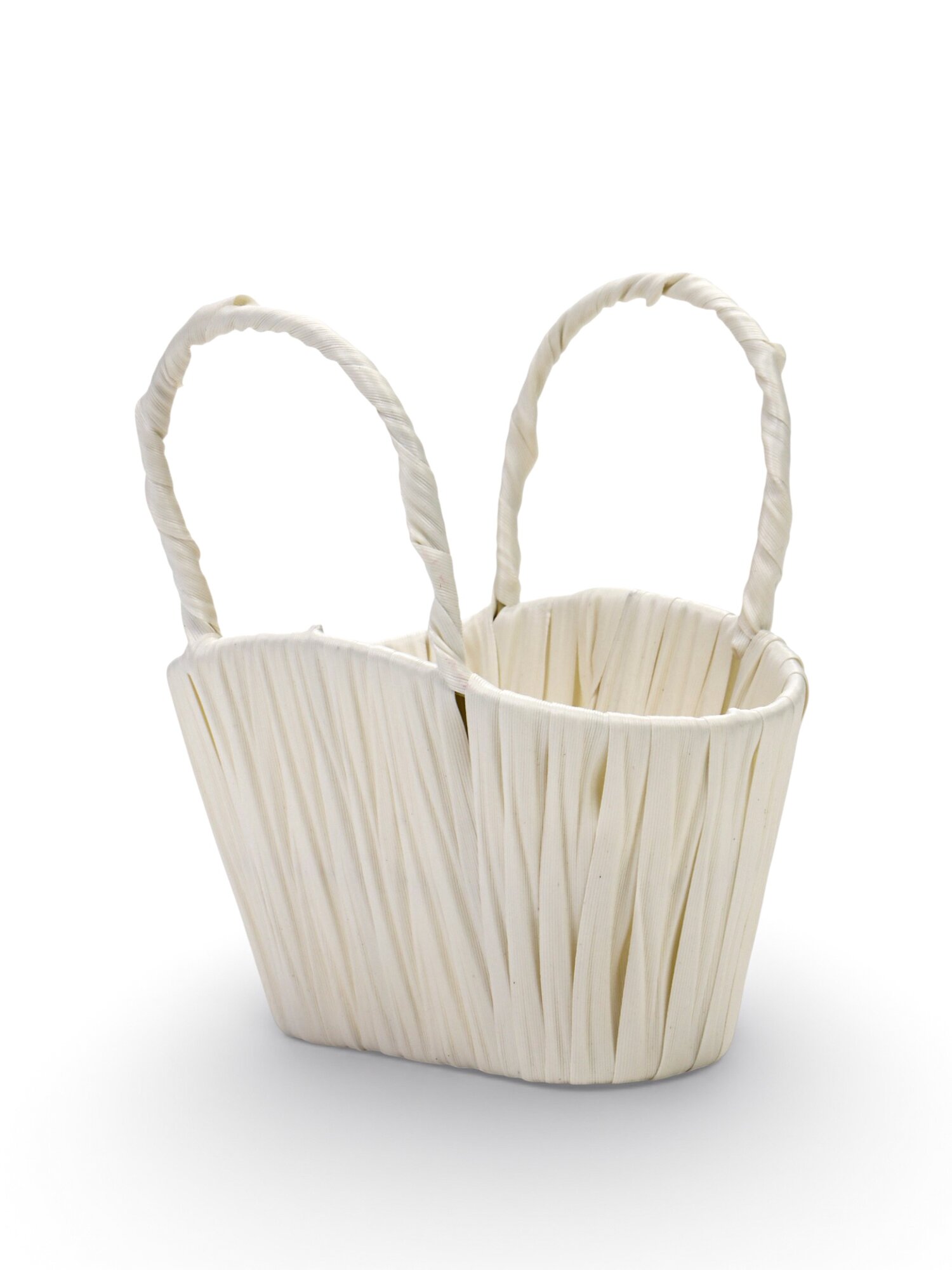 Корзина пластик 16 х 19 х 10 см, ручка__ белый