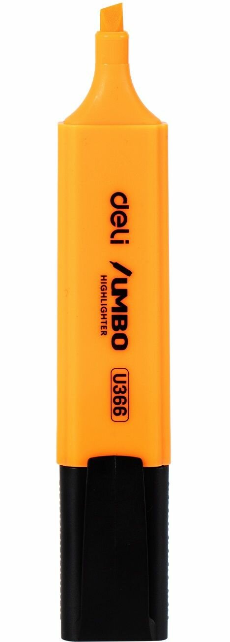 Текстовыделитель Deli толщина 1-5 мм, "Jumbo", оранжевый, EU366-OR 1884019