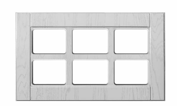 Фасад-рамка 356х596 мм под стекло Роял вуд серый