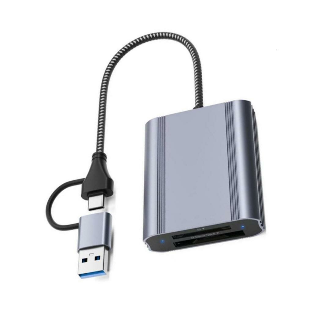 Считыватель карт с двумя слотами, USB 3.2 Gen2