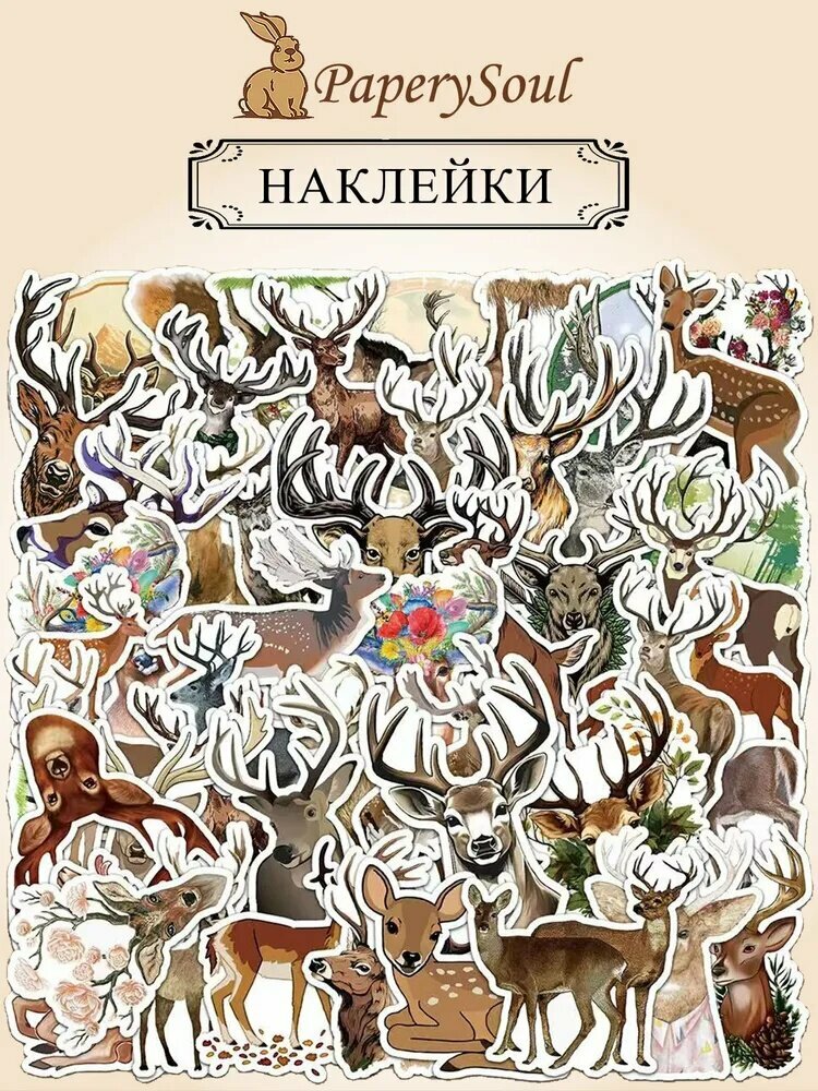 PaperySoul Стикеры 50 шт, листов: 50