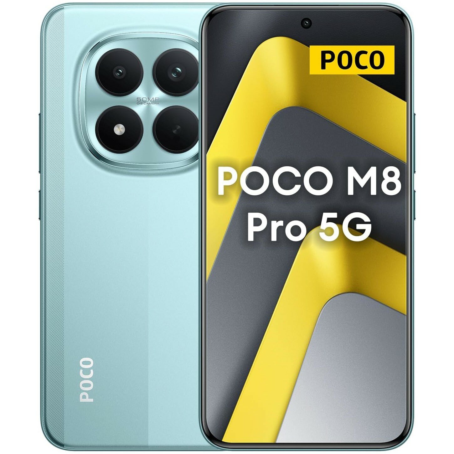 Смартфон Xiaomi Poco M8 Pro 5G 8/256 ГБ (ЕАС/Ростест), NFC, Dual nano SIM, зеленый
