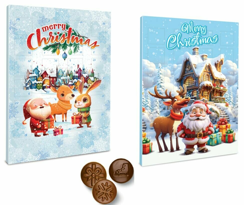 Шоколадный набор BARON ассорти Адвент-календарь в ассортименте 50г