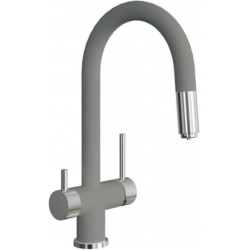 Смеситель для кухни Florentina Маэстро 337.03Н.2123.307 цвет Серый шелк