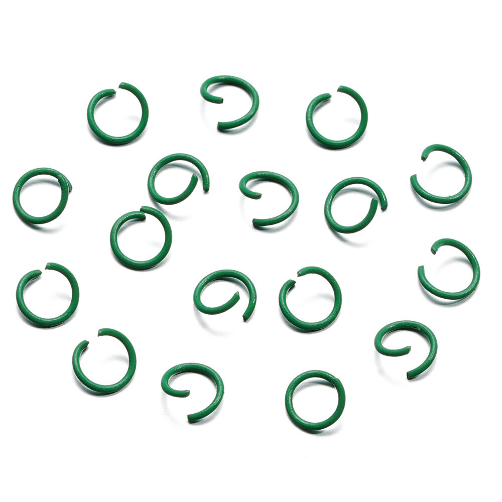 1.2*10 мм Открытое кольцо, цветное окрашенное железное кольцо, конфетный цвет, соединительное кольцо, ручная работа, DIY брелок, ювелирное кольцо