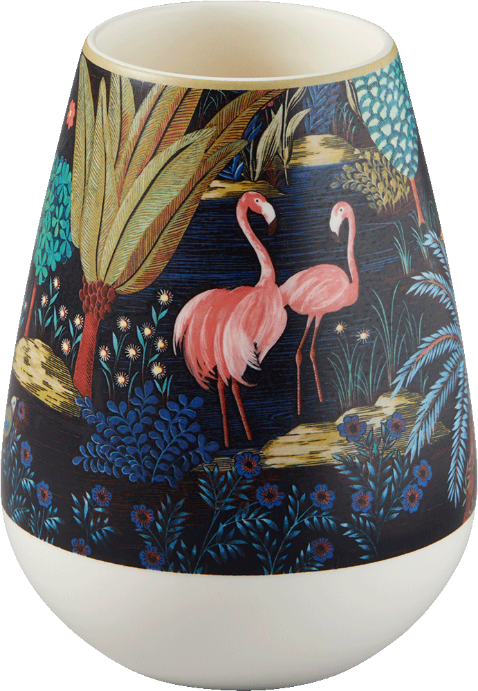 Ваза Gien Le Jardin Du Palais, высота 14,5 см, фаянс, ручная роспись