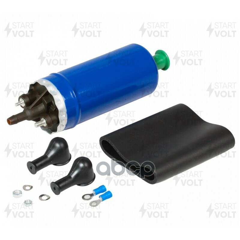 Бензонасос электрический (моторчик) ЗМЗ-406 навесной под хомут BMW, Jaguar, Renault, Citroen, Mercedes-Benz (20) STARTVOLT а.