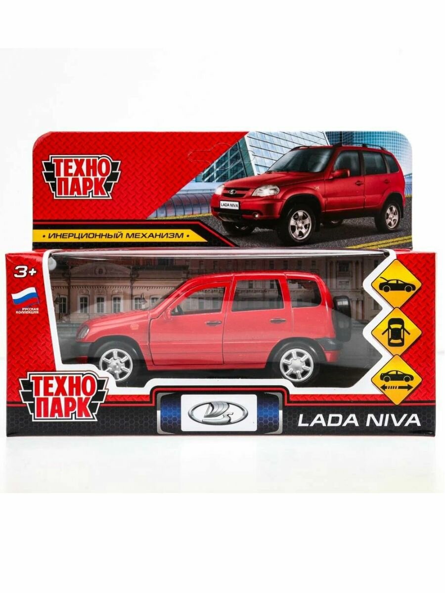 Машина металлическая инерционная Нива, 12 см