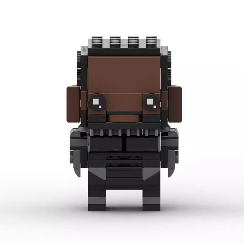 MOC строительные блоки Мстители Мстители Черная пантера Marvel Brickhead собранный набор украшений для гостиной