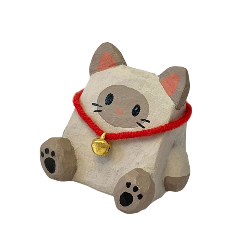 Резная деревянная миниатюра животного с функцией подставки для ручек