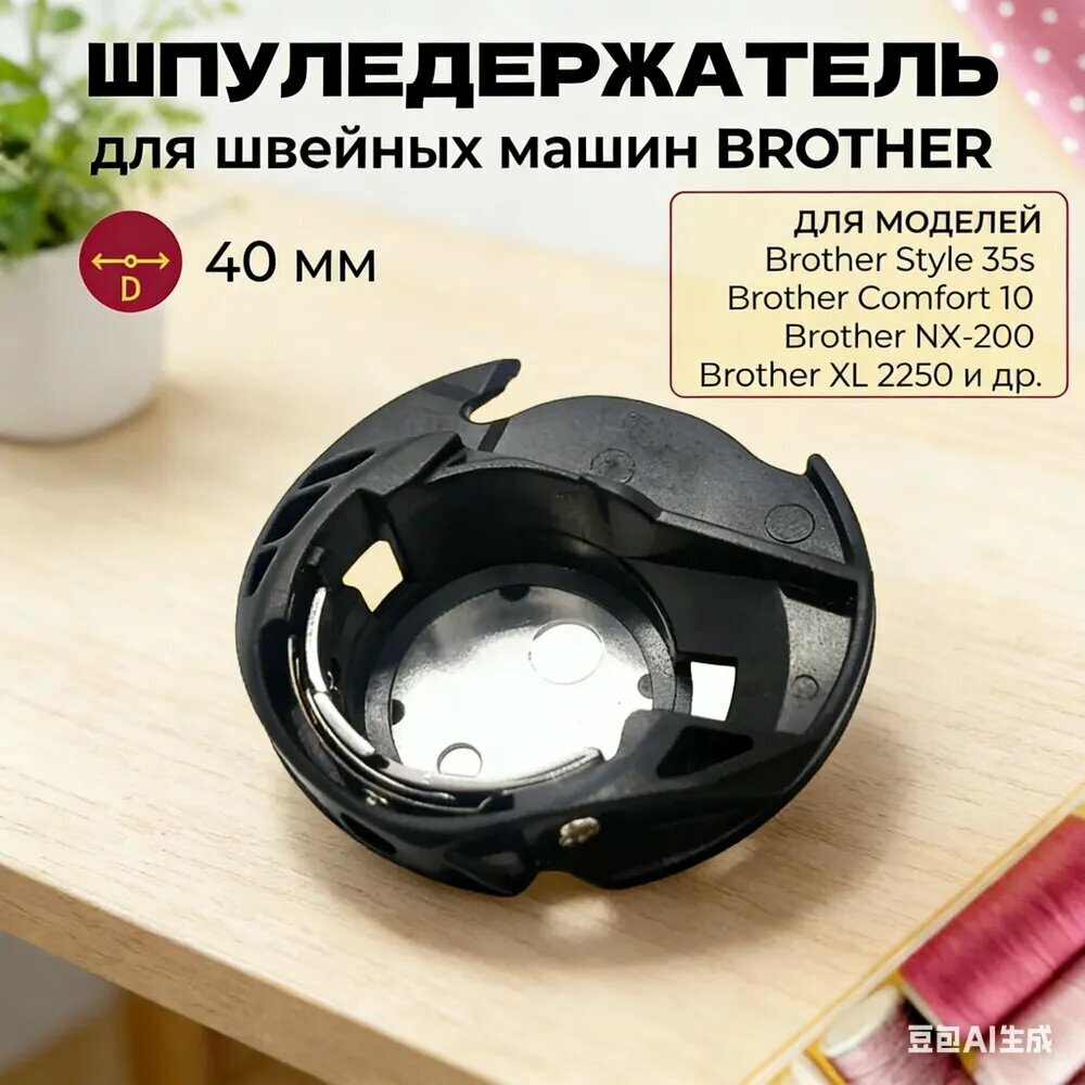 Челнок шпульный для швейной машины Brother, универсальный колпачок совместим с большинством моделей, точное направление нити