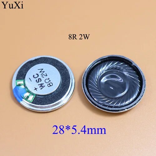Динамик YuXi 28mm, 8 Ом, 2Вт