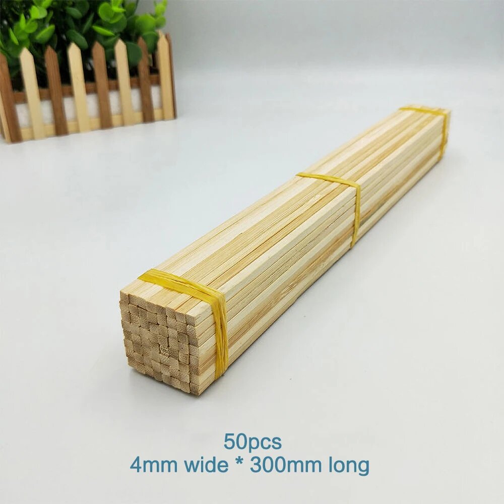Бамбуковые палочки 50 шт. 30 см square 4mm