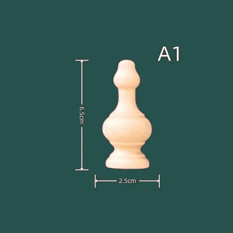 Деревянная резная колонна PGY A1-2.5x6.5cm