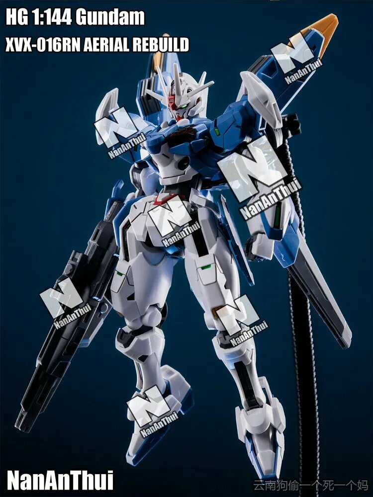 Сборная Игрушечная фигурка модель HG 1:144 Gundam XVX-016RN AERIAL REBUILD, Высококачественная модель, Поставляется с бесплатными наклейками
