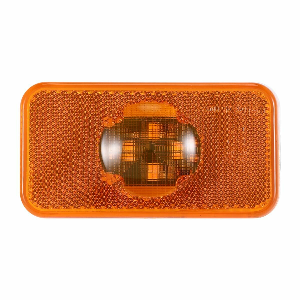 Боковой светодиодный габаритный фонарь 24V янтарный 4 LED для грузовиков Volvo FH/FM/FL – прямая замена передний