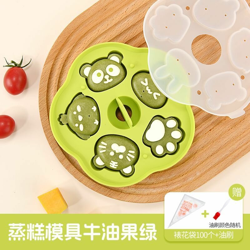 Форма для приготовления детского питания Fanle Kitchen, форма для парового торта, мультяшная, устойчивая к высоким температурам, форма для детской кошачьей лапки, форма для колбасы