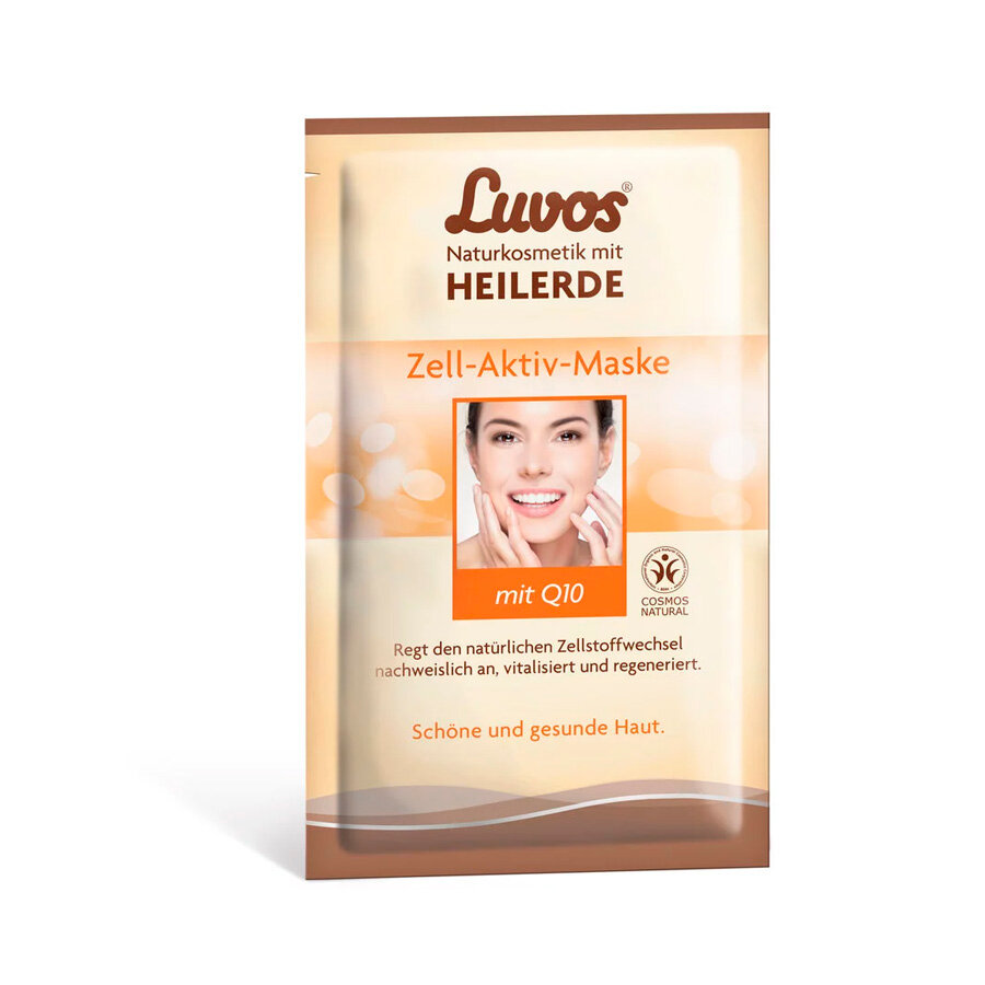 Регенерирующая маска для лица Luvos, с коэнзимом Q10 и лечебной глиной, 1уп - 2шт