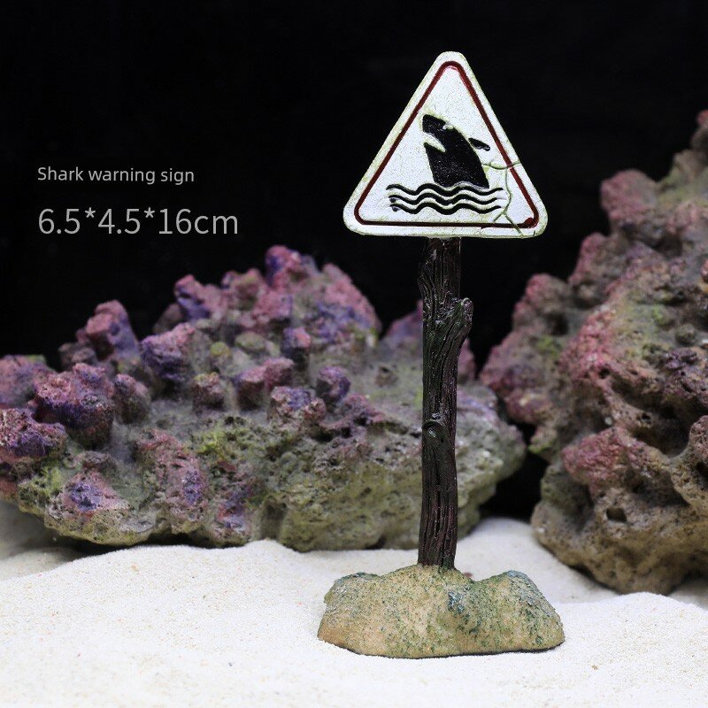 Декор для аквариума: имитация коралла, укрытие для рыб и креветок, знак-указатель (имитация коралла) Тип