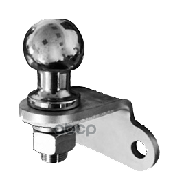 Фаркоп оцинкованный Mitsubishi L200 2006-2015 (кроме Long), L200 2015-2023, FIAT Fullback 2016-2019 фланцевое крепление шара .