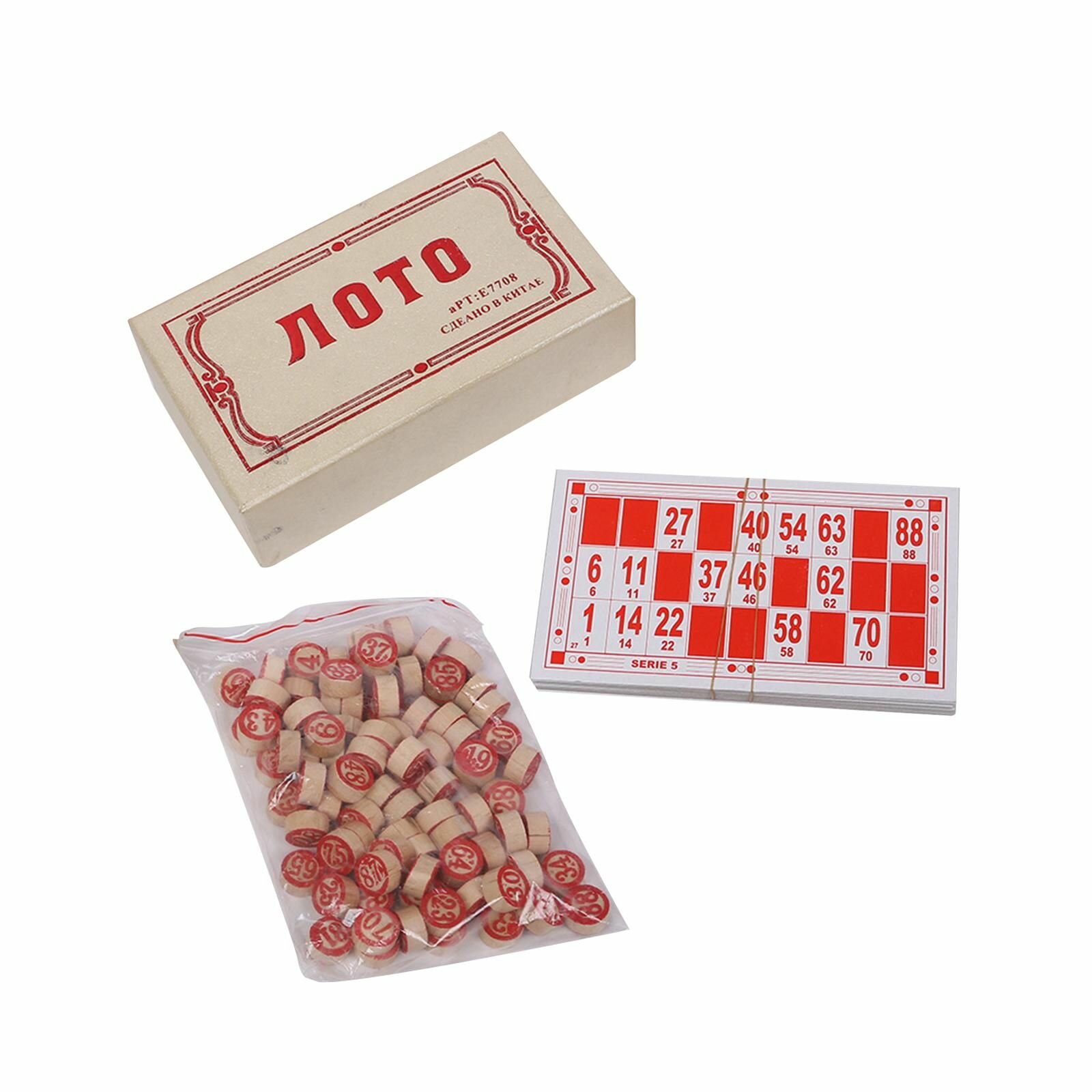 Русское лото настольная игра набор Русские игры в бинго