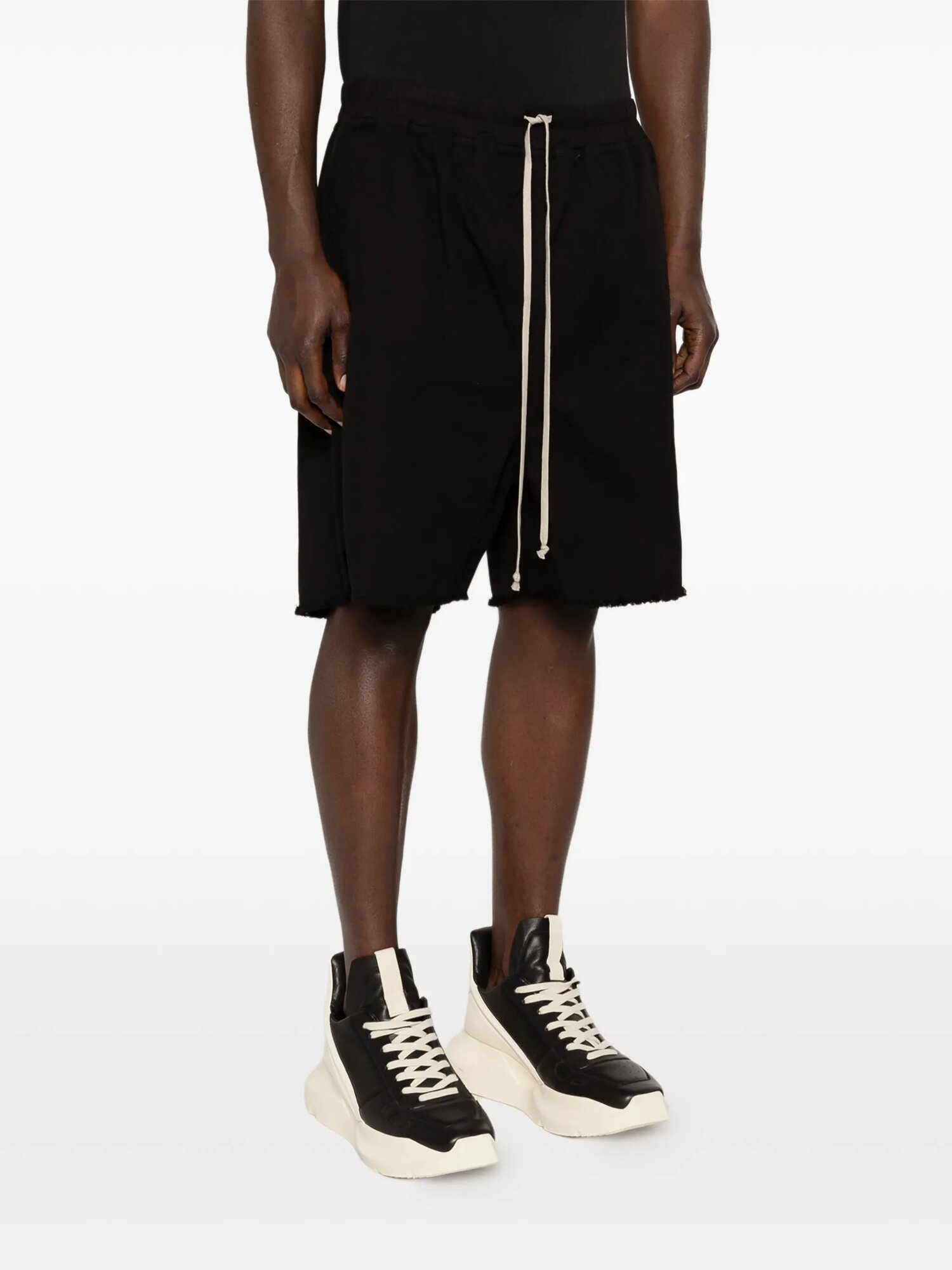 Шорты Rick Owens Drawstring shorts, размер S, черный — фото 1