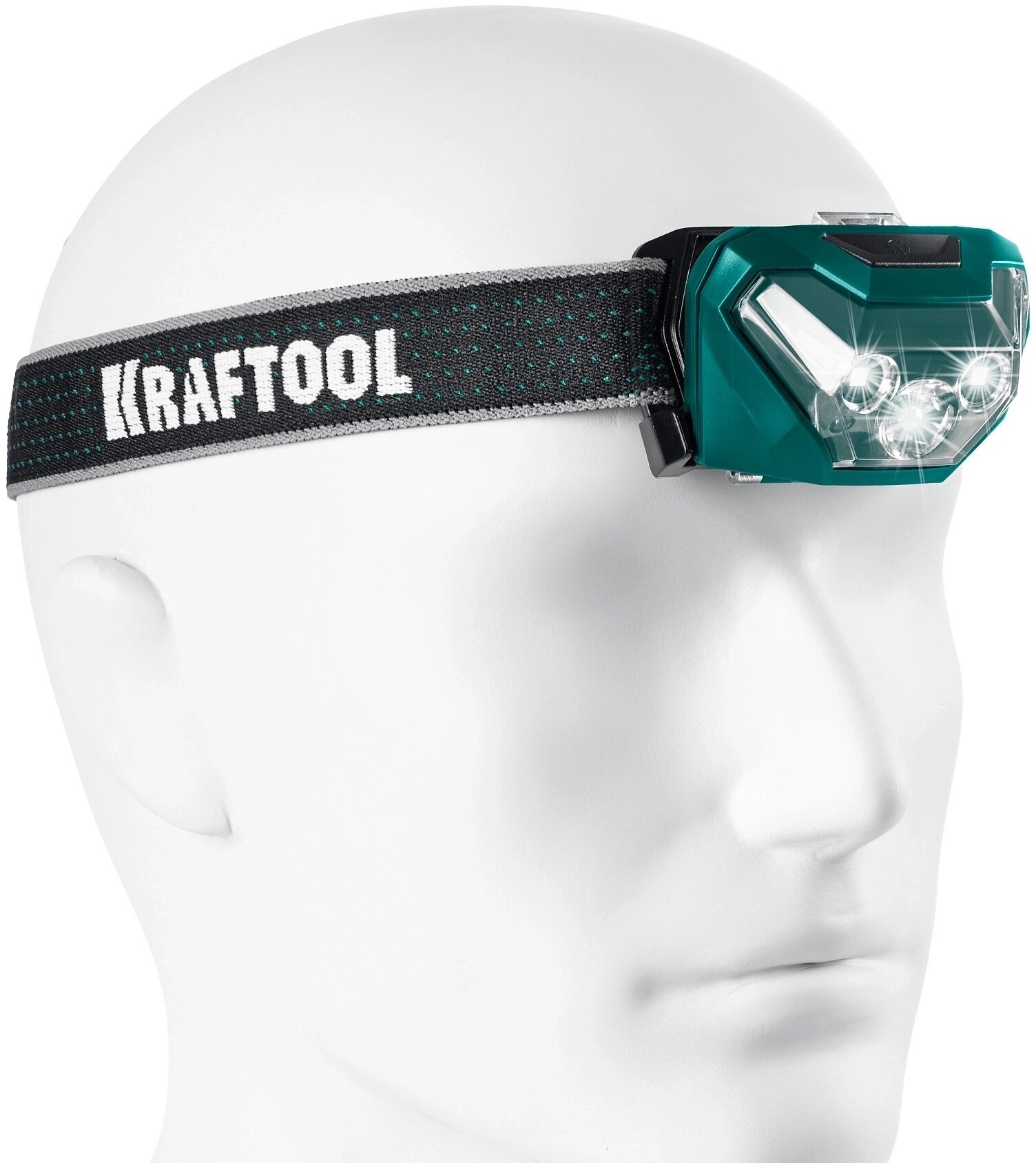 Налобный фонарь KRAFTOOL 56456