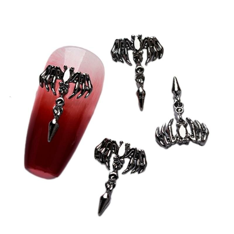 Металлические гвоздики-шармы для ногтей «Хэллоуин», H1216