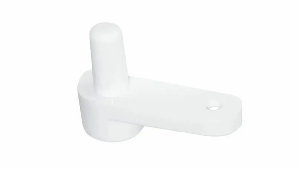 Упор двери (нижний, левый) для холодильника Ariston RMUP 100 X H, RMUP 167 X NF C H. Товар уцененный