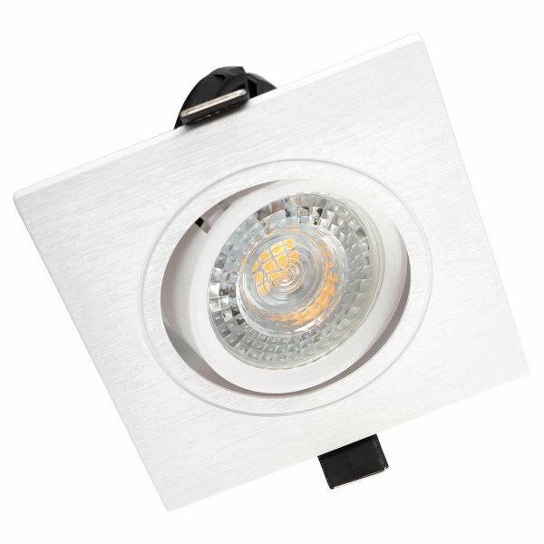 DK3021-WH Встраиваемый светильник, IP 20, 10 Вт, GU5.3, LED, белый, пластик