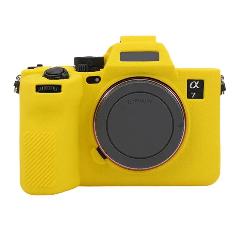 PULUZ силиконовый чехол для Sony Alpha 7 V Желтый, Желтый