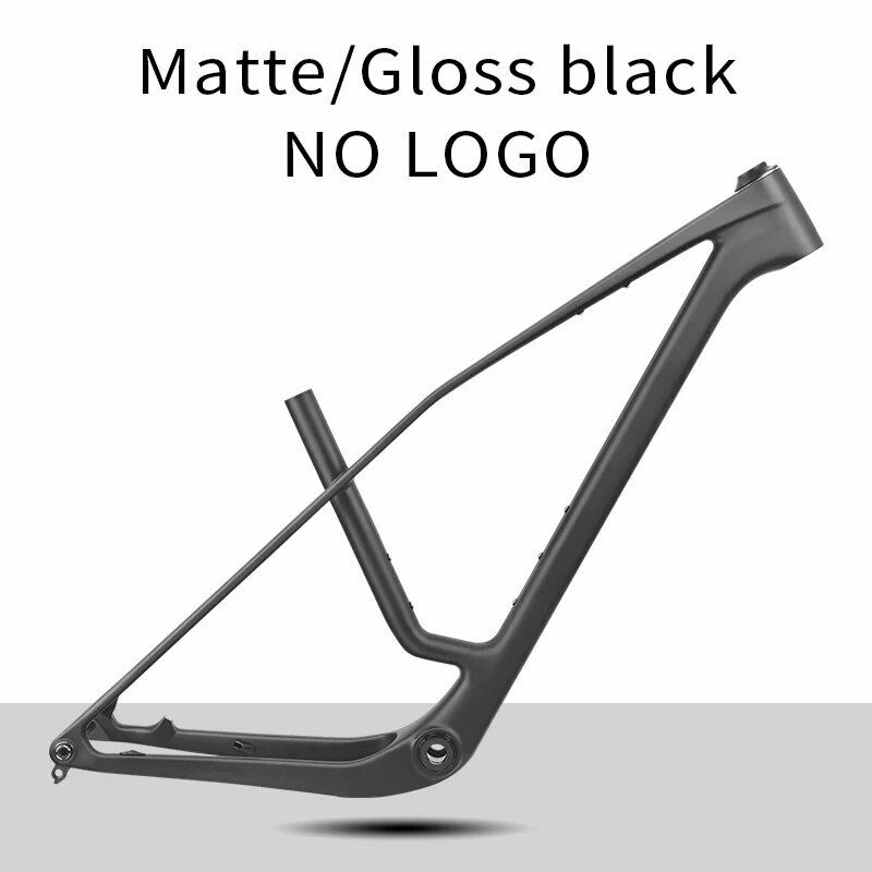 BXT MTB 086 T1000 Карбоновая рама горного велосипеда 29er Черный, XL 148 Gloss, NO LOGO Black