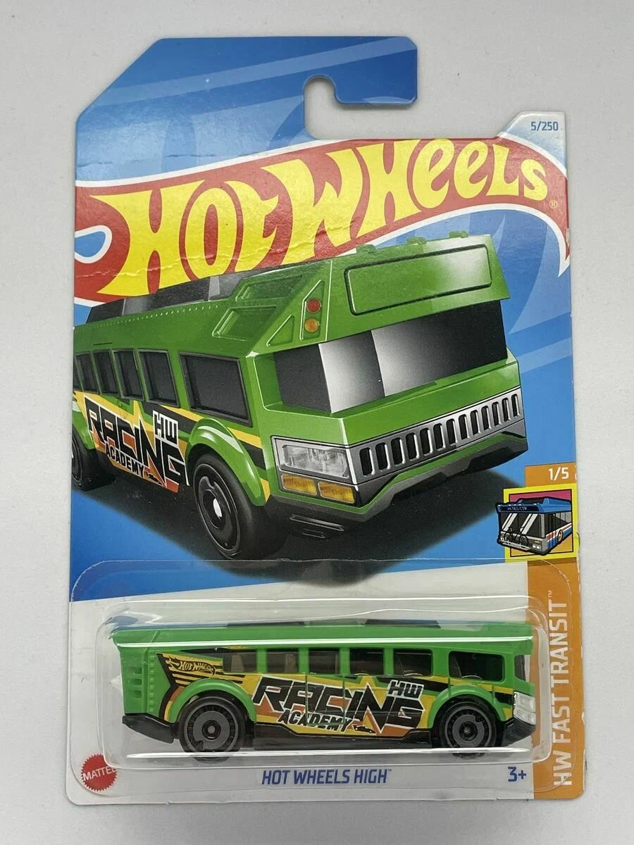 Машинка базовая Hot Wheels Hot Wheels High зеленый